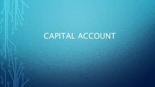 Sub-Accounts of the Balance of Payments | PPTX