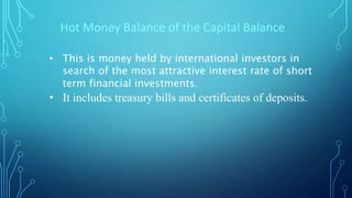 Sub-Accounts of the Balance of Payments | PPTX