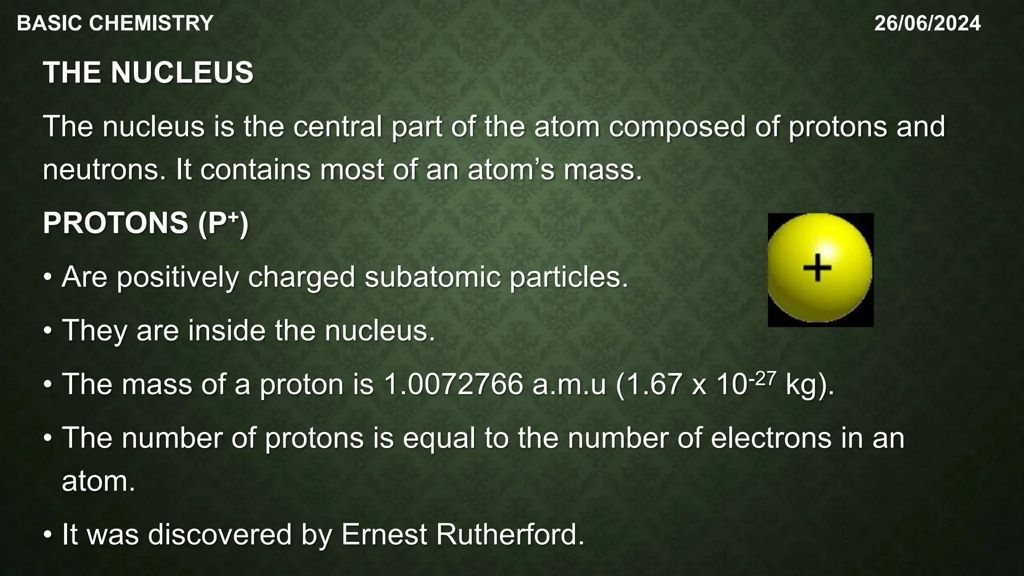 SUB-ATOMIC PARTICLES PROTONS, NEUTRONS AND ELECTRONS..pptx