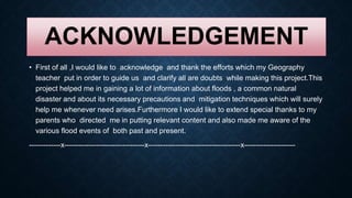 Disaster Management PPT | PPTX