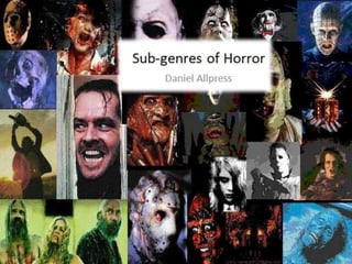 Sub genres of horror | PPTX
