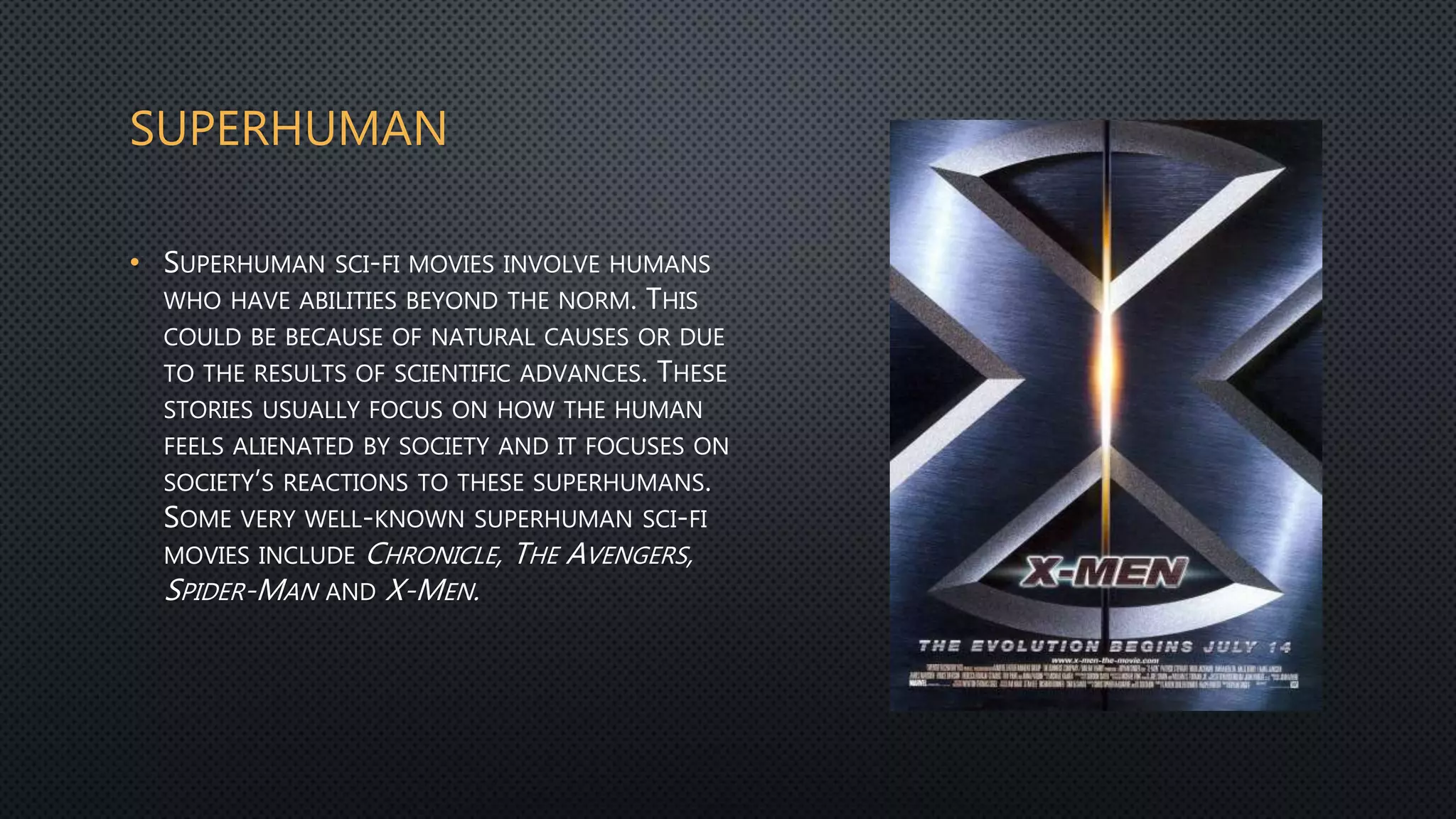 Sub-genres of Sci-Fi | PPTX
