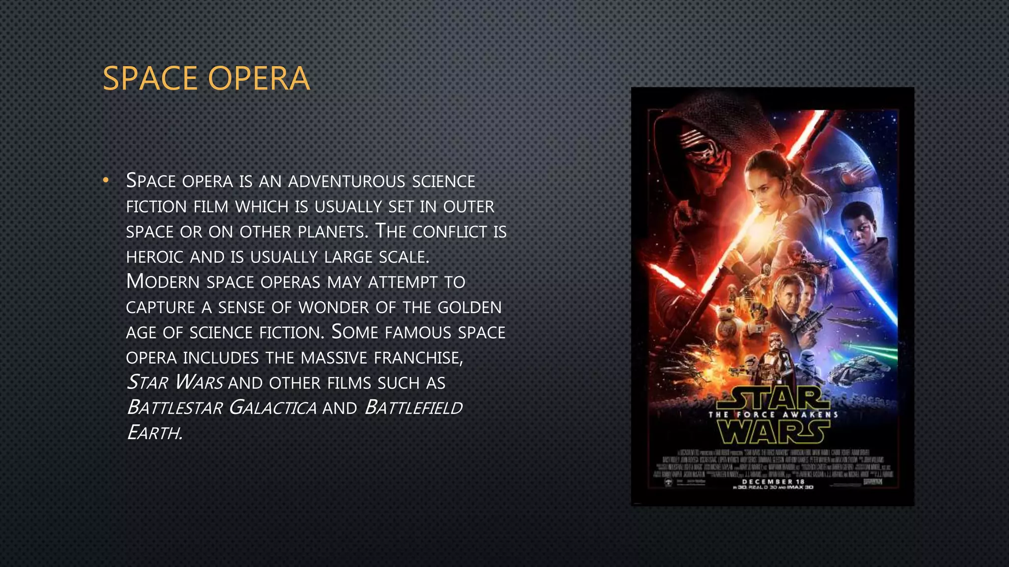 Sub-genres of Sci-Fi | PPTX