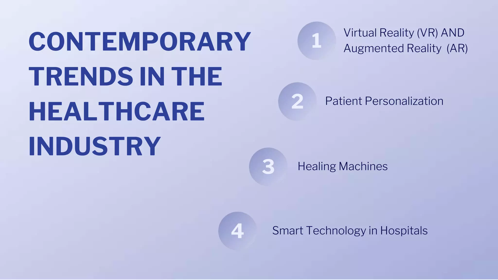 CONTEMPORARY TRENDS IN HEALTHCARE | PPTX