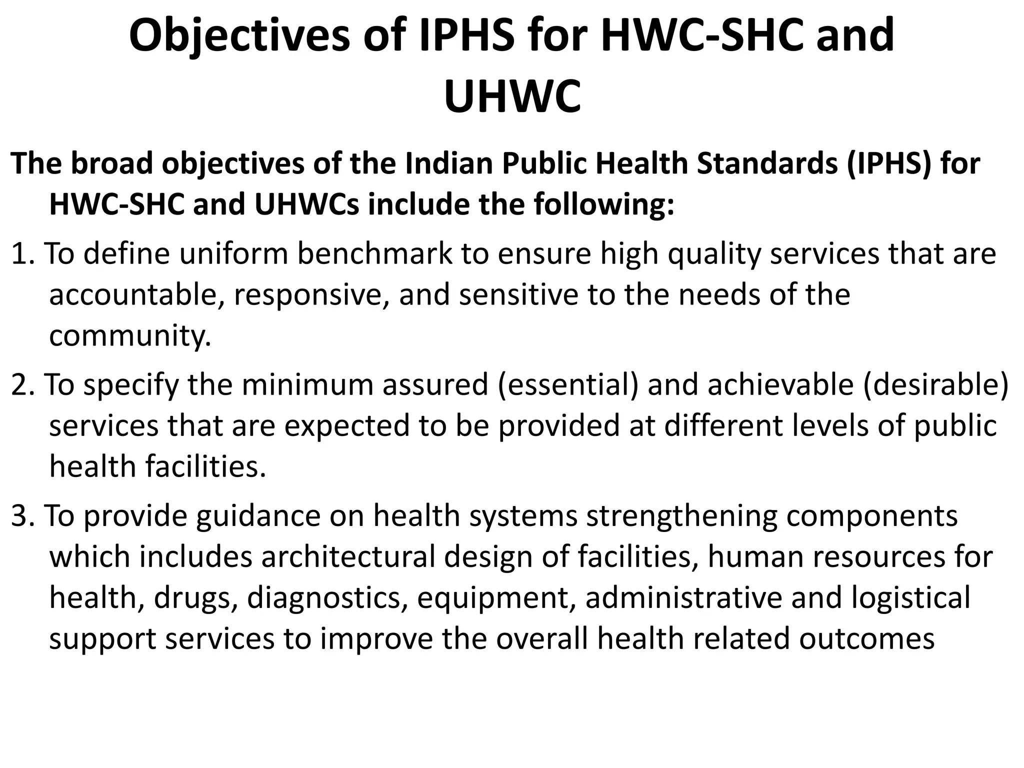 SUB-HEALTH CENTRE, Health and wellness centre Sub health centre Revised ...