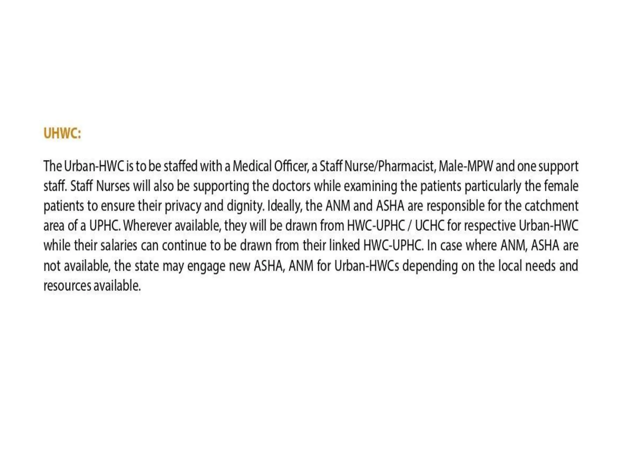 SUB-HEALTH CENTRE, Health and wellness centre Sub health centre Revised ...