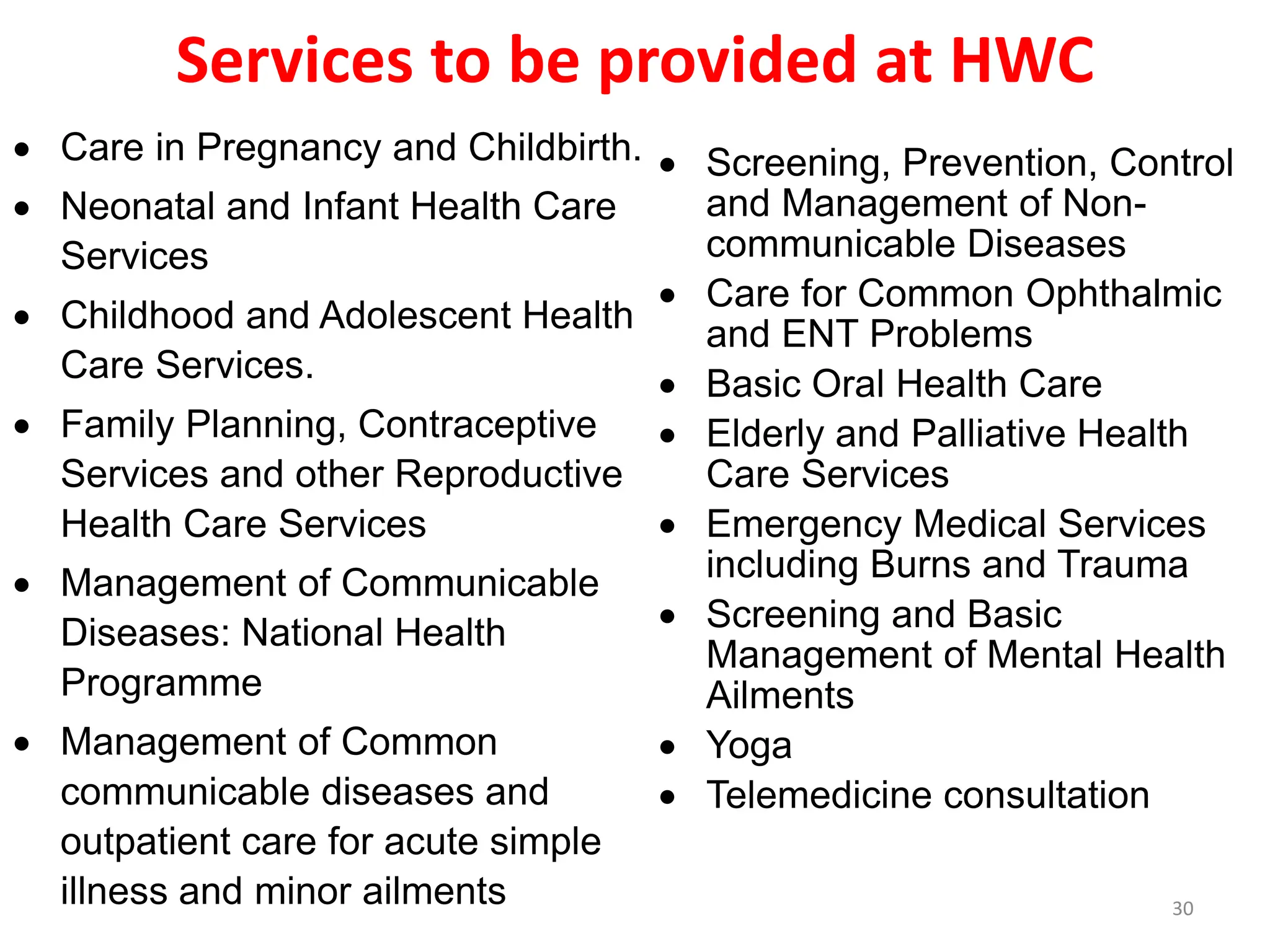 SUB-HEALTH CENTRE, Health and wellness centre Sub health centre Revised ...