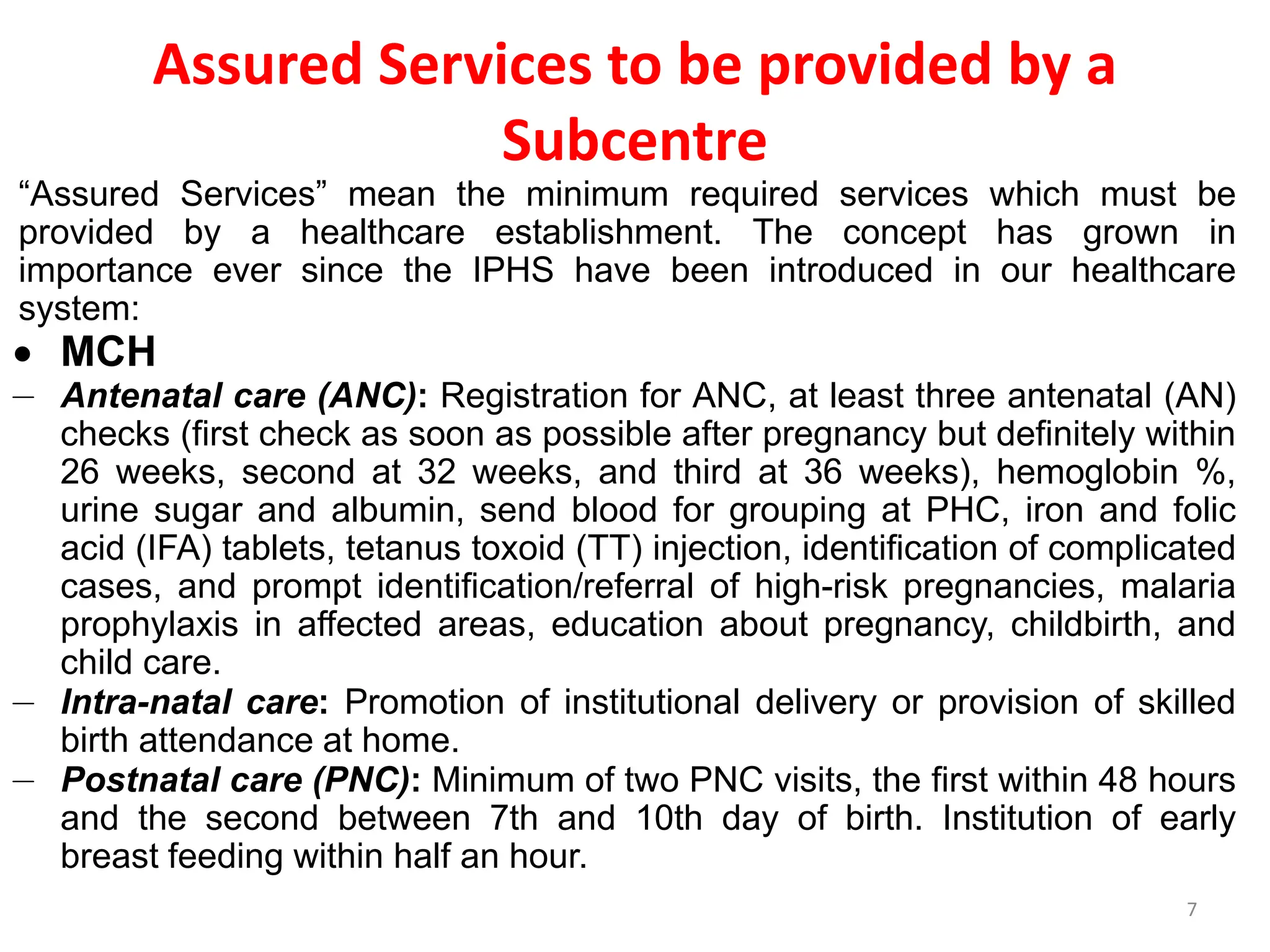 SUB-HEALTH CENTRE, Health and wellness centre Sub health centre Revised ...