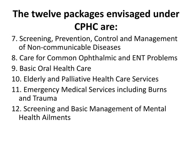 SUB-HEALTH CENTRE, Health and wellness centre Sub health centre Revised ...