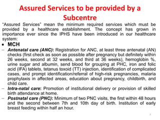 SUB-HEALTH CENTRE, Health and wellness centre Sub health centre Revised ...