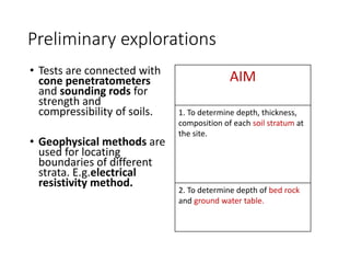 Sub soil exploration | PPTX