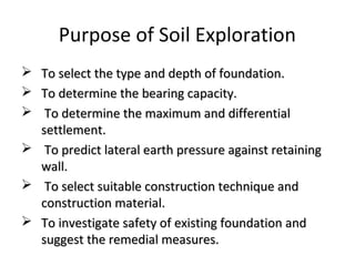Sub soil exploration & spt | PPT