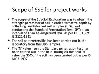 Sub soil exploration & spt | PPT