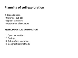 Sub soil exploration & spt | PPT
