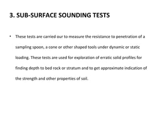 Sub soil exploration & spt | PPT