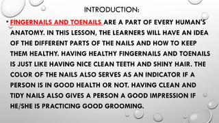 SUB-TOPIC 2.ppt-fcs ANATOMY OF NAIL AND SKIN-TLE 8 3RD QUARTER.pptx