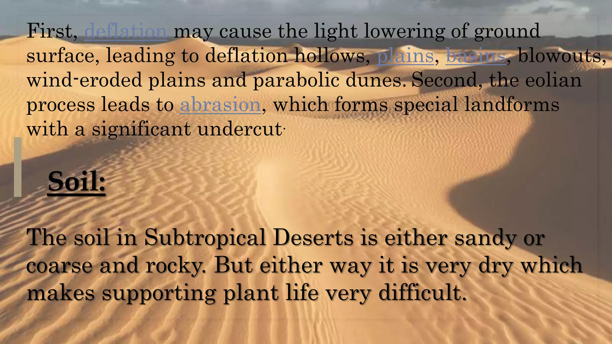 Sub tropical deserts | PPTX