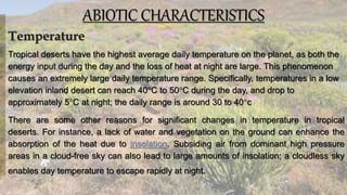 Sub tropical deserts | PPTX