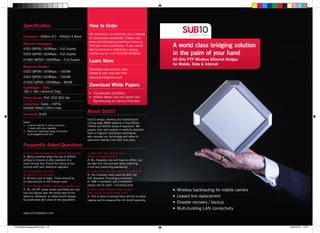 Sub10 product leaflet | PPT