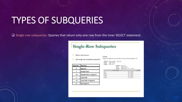 Sub-Queries | PPT