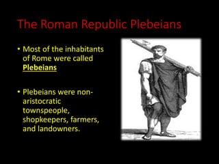 Sub6cd the roman republic and the punic wars | PPTX