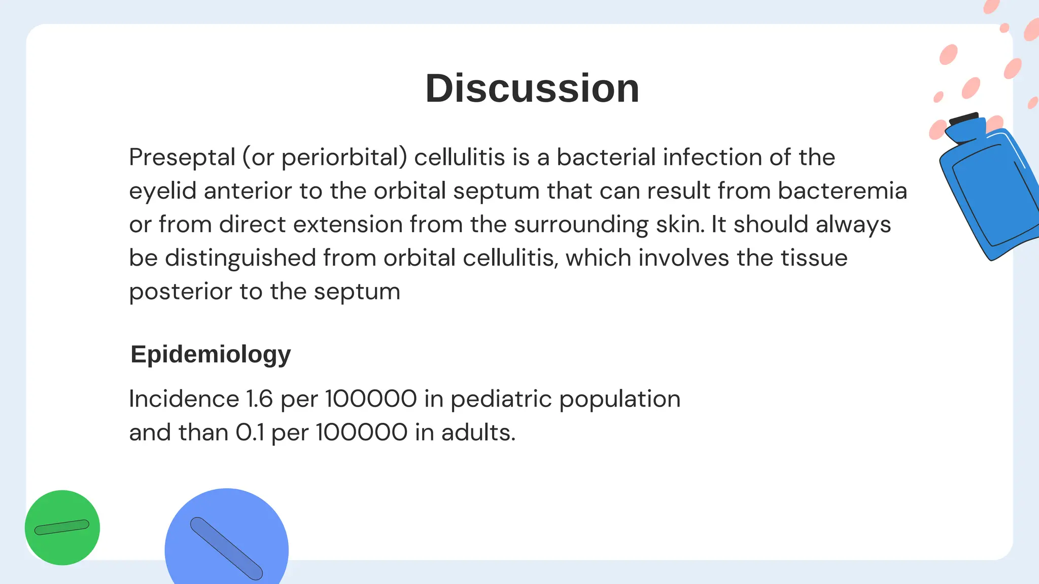 Preseptal cellulitis case presentation.. | PDF