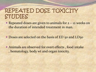 Subacute toxicity | PPTX