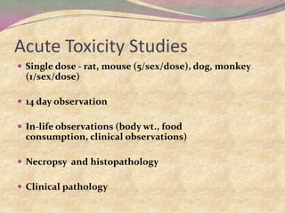 Subacute toxicity | PPTX