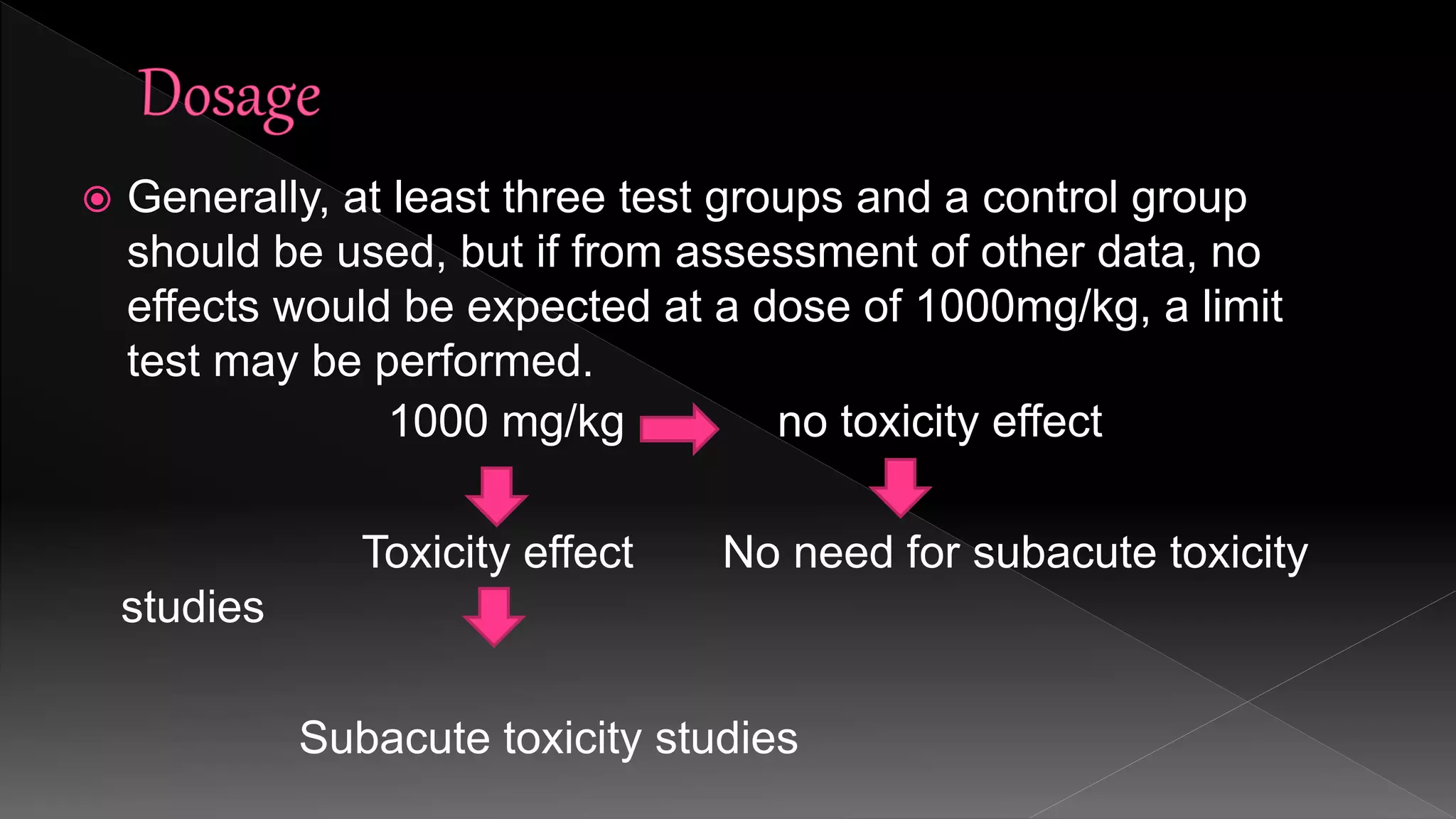 Subacute toxicity testing as per oecd guidelines tulsi 407 | PPTX