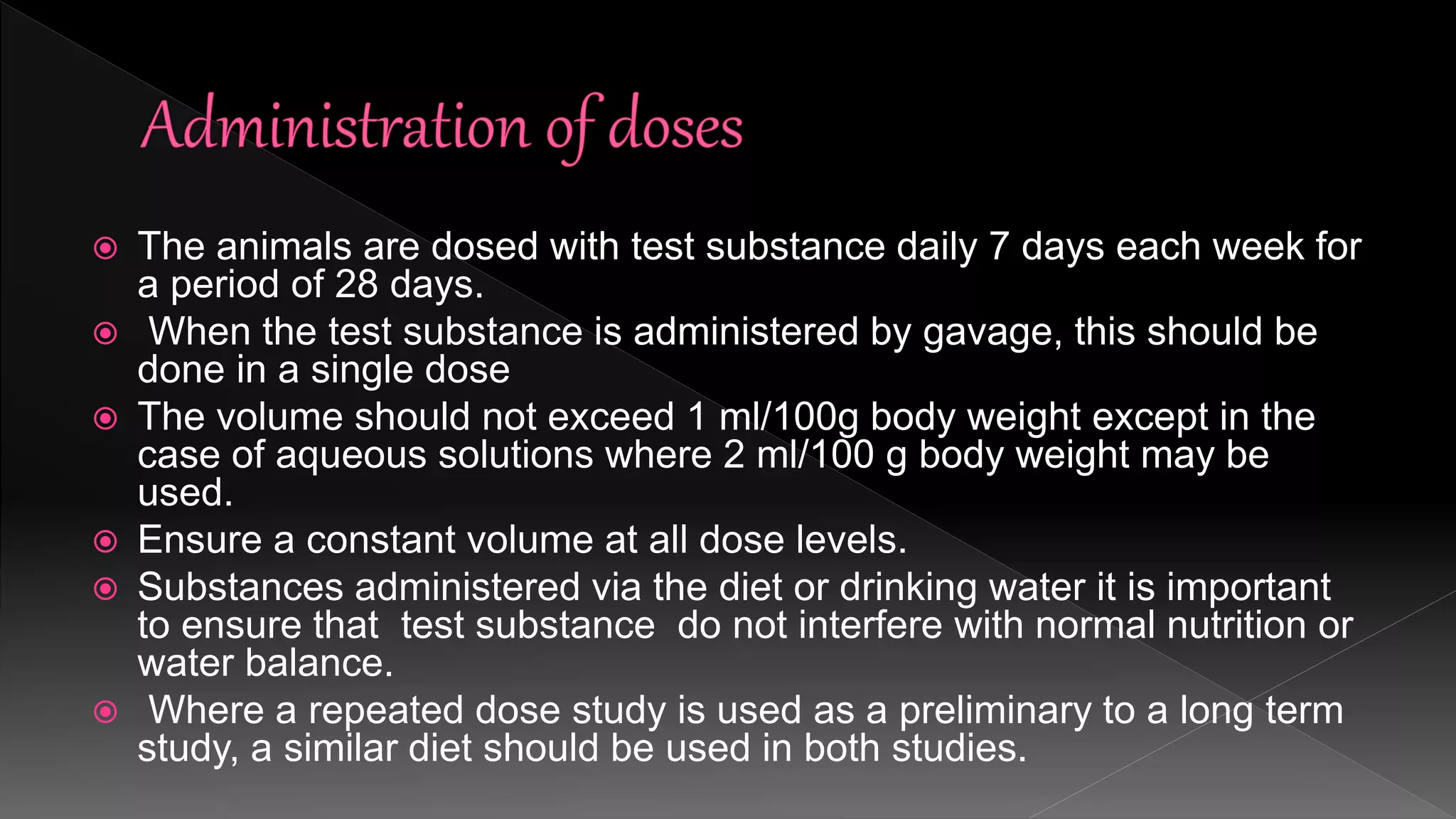 Subacute toxicity testing as per oecd guidelines tulsi 407 | PPTX