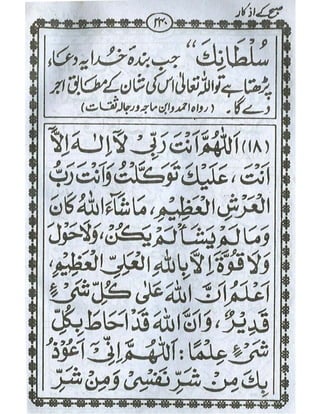 Subah ke azkaar | PDF