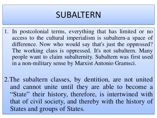 (Atif Sherazi) Subaltern classes 1