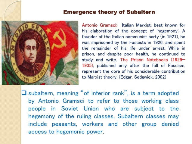 Subaltern theory | PPTX | Education
