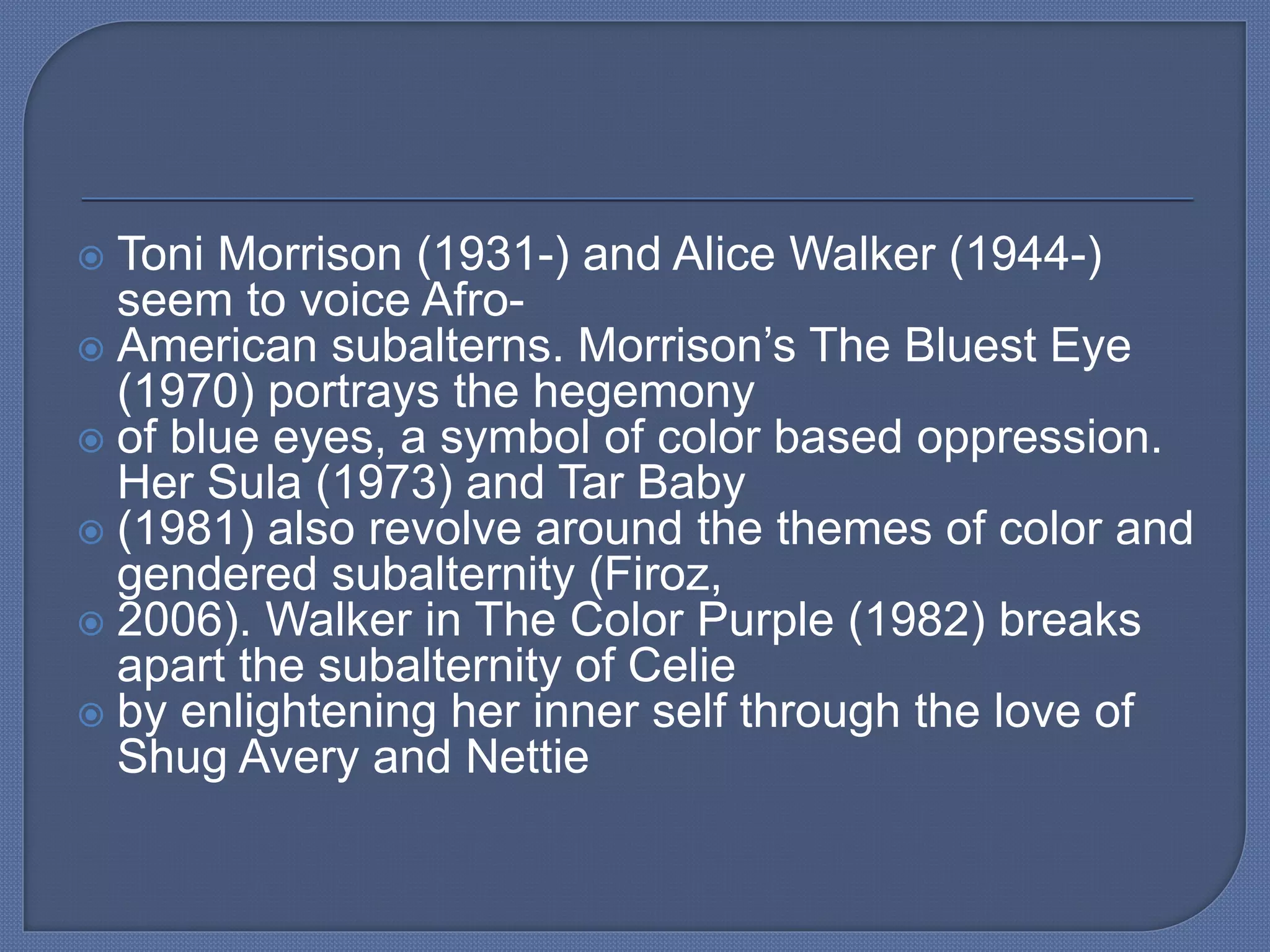 Subaltern theory. | PPTX