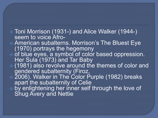 Subaltern theory. | PPTX