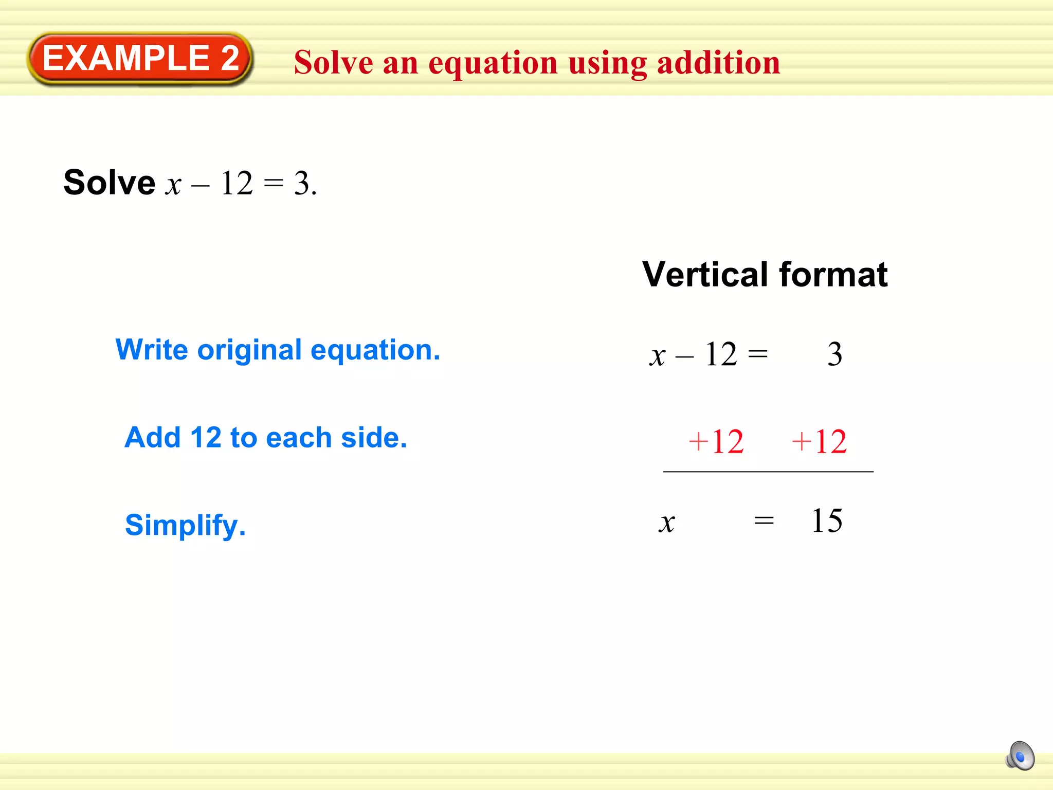 Sub and mult. one step equations | PPT