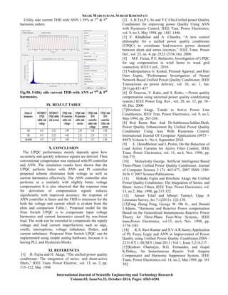 Comparison of PI and ANN Control Techniques for Nine Switches UPQC to Improve Power Quality | PDF
