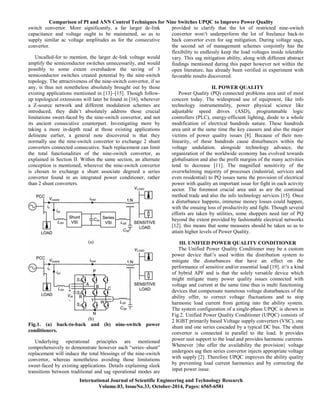 Comparison of PI and ANN Control Techniques for Nine Switches UPQC to Improve Power Quality | PDF