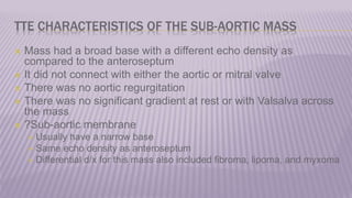 Subaortic membrane | PPTX
