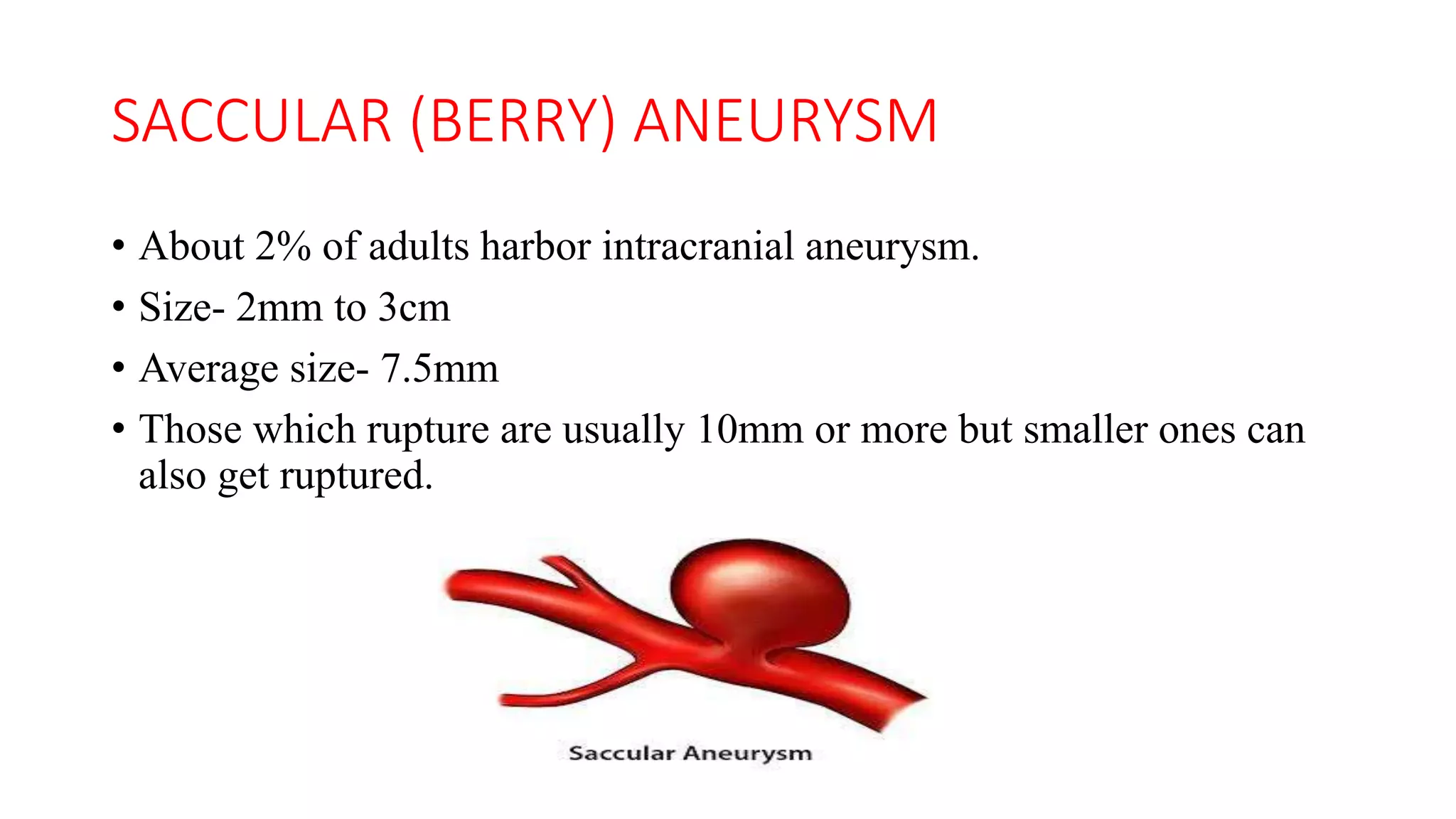 Subarachnoid haemorrhage | PPTX