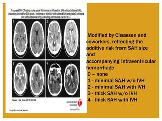 Subarachnoid hemorrage –eso guidelines for management | PPTX | Brain ...