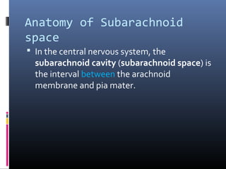 Subarachnoid hemorrhage | PPT