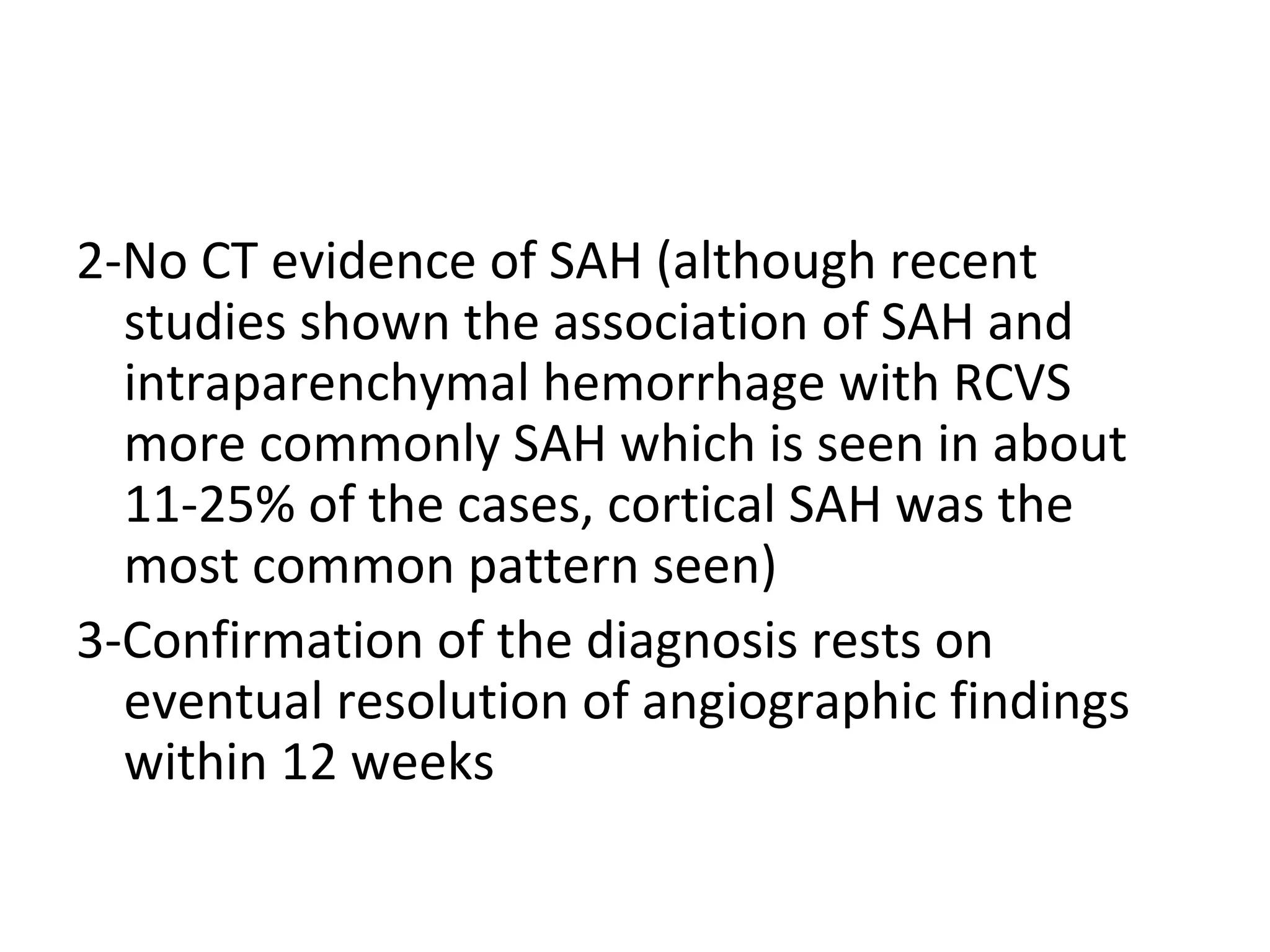 Diagnostic Imaging of Subarachnoid Hemorrhage | PPT