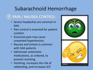 Subarachnoid hemorrhage | PPTX