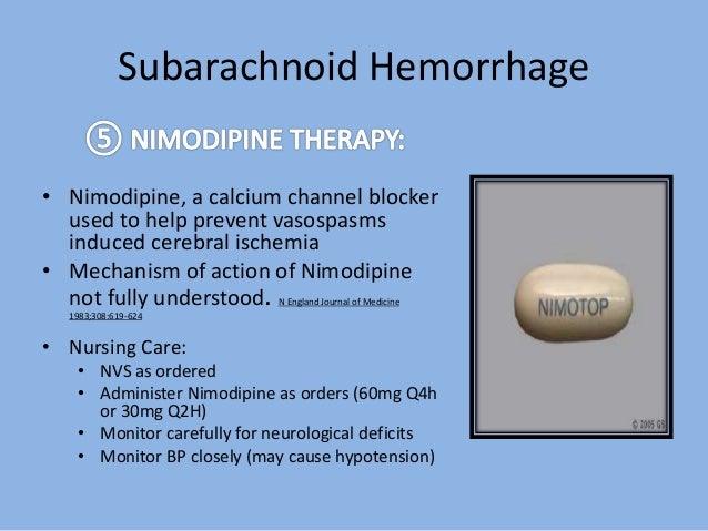 Subarachnoid hemorrhage
