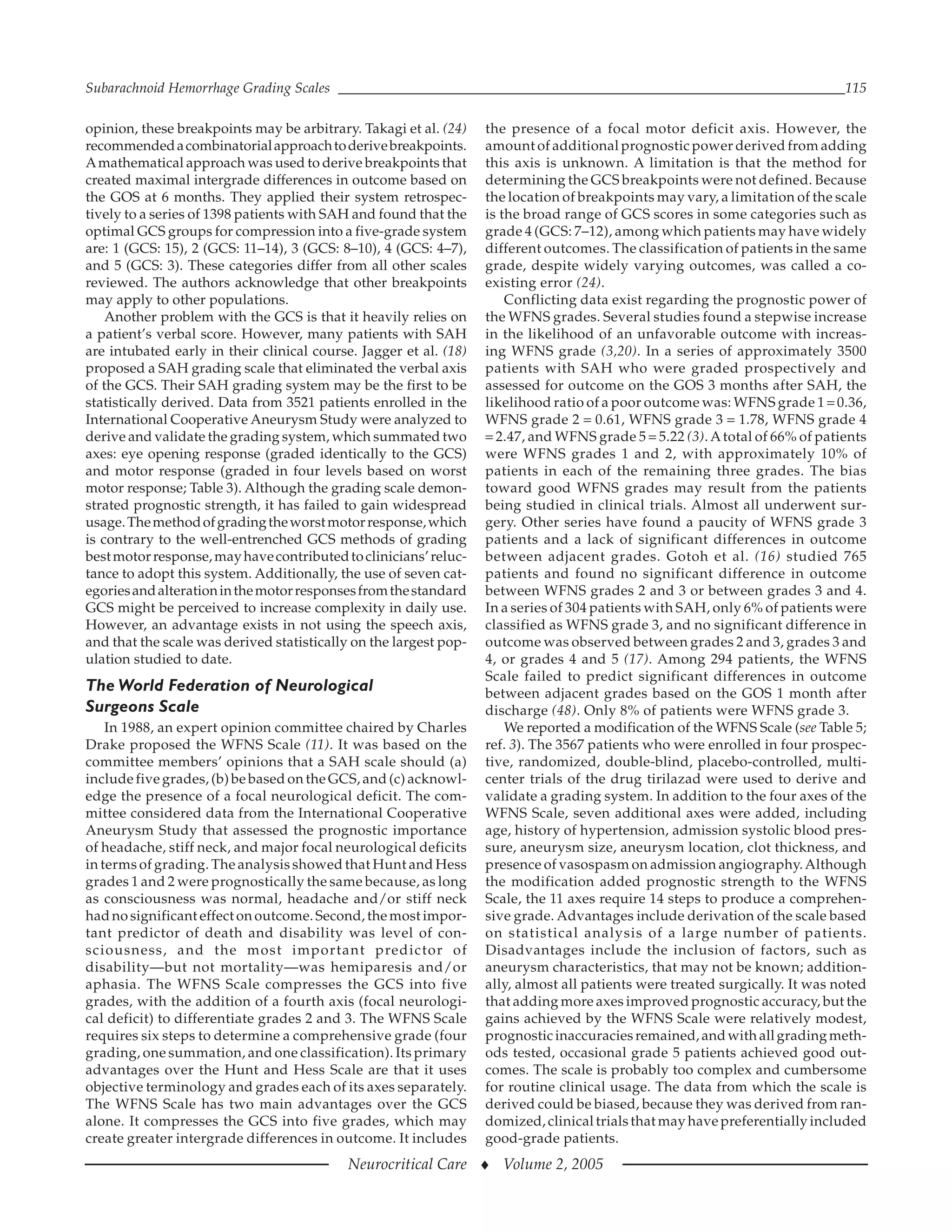 Subarachnoid hemorrhage grading_scales | PDF