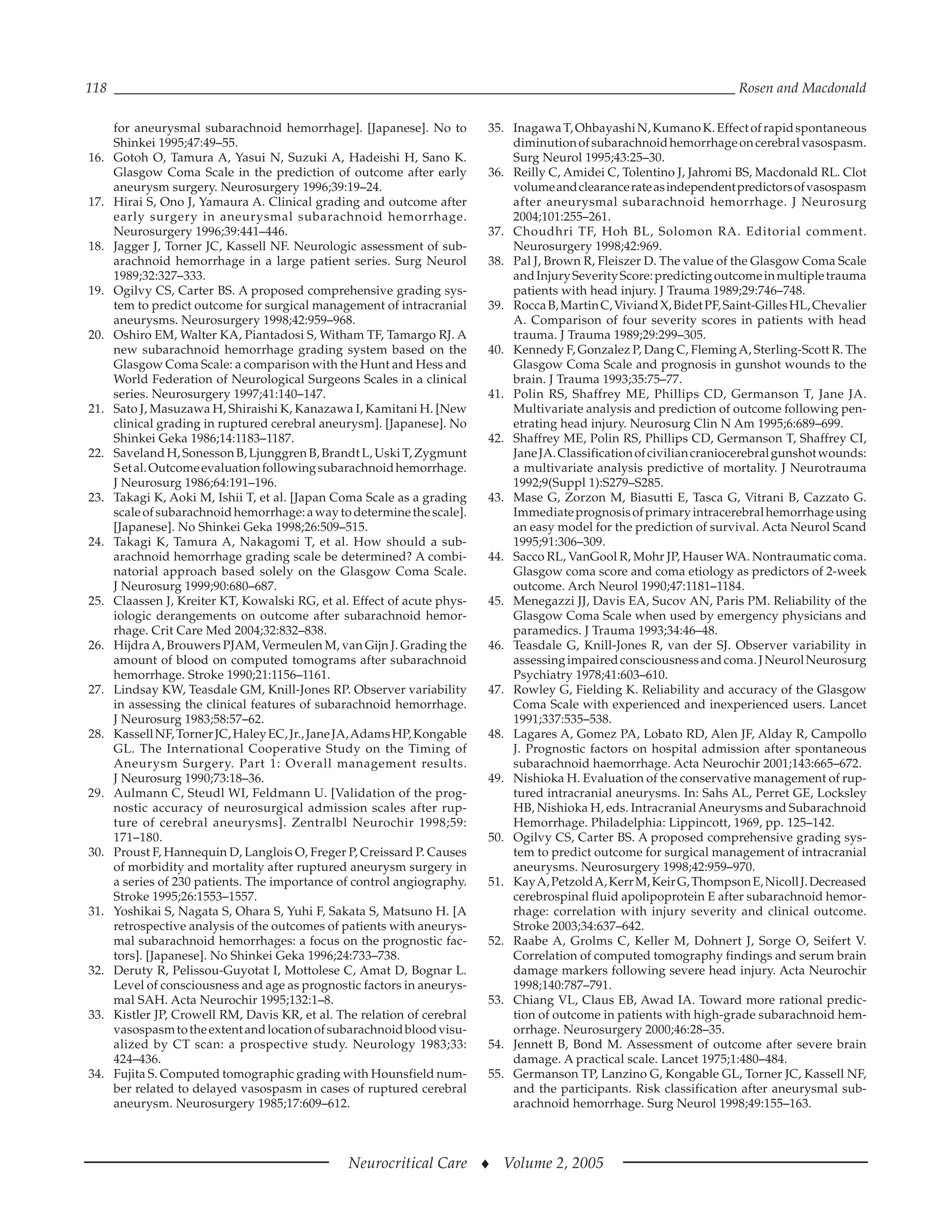 Subarachnoid hemorrhage grading_scales | PDF