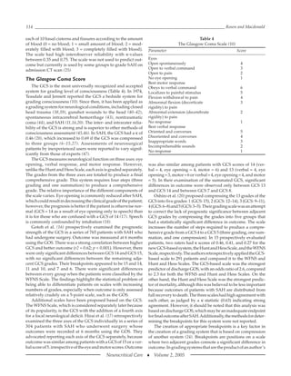 Subarachnoid hemorrhage grading_scales | PDF