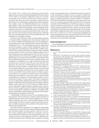 Subarachnoid hemorrhage grading_scales | PDF