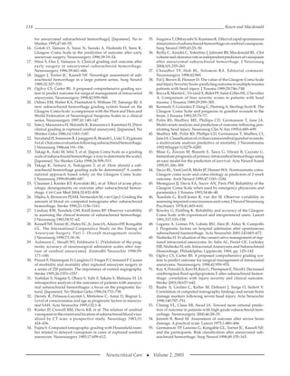 Subarachnoid hemorrhage grading_scales | PDF